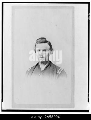 Unidentified Union officer, full-length portrait, standing, facing ...