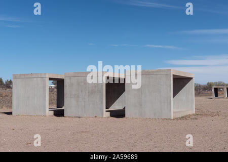 Untitled box-like art, sometimes called Judd's cubes, by Minimalist ...