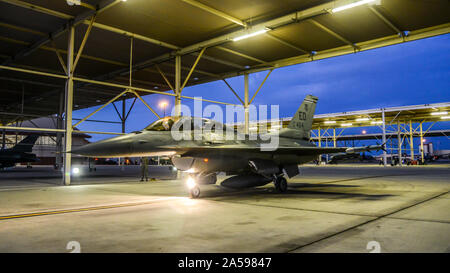 An F-16 Fighting Falcon assigned to the 416th Flight Test Squadron ...
