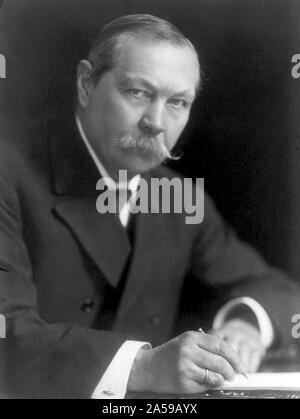 Sir Arthur Conan Doyle (1859-1930) British writer and creator of ...