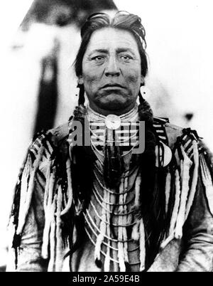 Chief Two Guns White Calf Stock Photo - Alamy