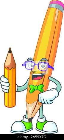 Geek sharp pencil for the equipment school Stock Vector Image & Art - Alamy