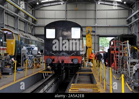 A vintage diesel shunter train at The Heritage Shunters Trust Stock ...