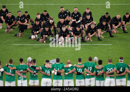 New Zealand Team doing the Haka during Quilter Nations Series match ...