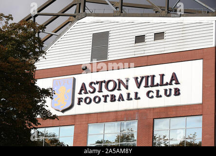 The Trinity Road stand of Villa Park in Birmingham the home of English ...