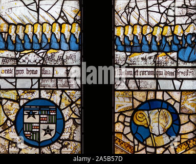 The 16th century Flodden Window in St. Leonard's Church, Middleton ...