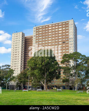 High rise high density public housing residential towers in Collingwood ...