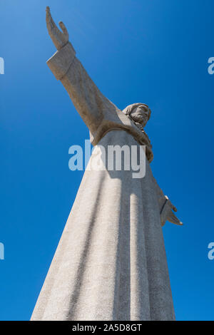 National Sanctuary of Christ the King statue in Lisbon, Portugal Stock ...
