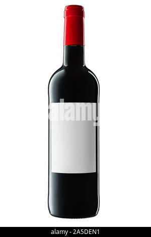 Valentines day: bottle of vine, red hearts and small present Stock ...