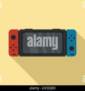Nintendo Switch Joycon. Video game console. Vector illustration ...