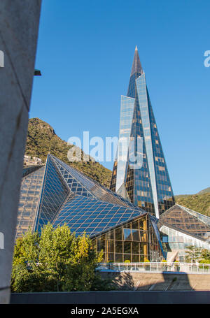 A picture of the Caldea building in Andorra la Vella Stock Photo - Alamy