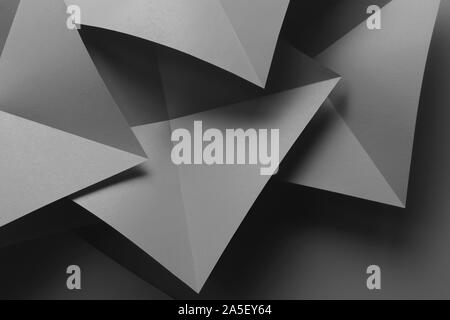 Square cards folded, geometric background Stock Photo - Alamy