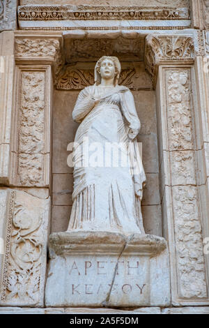 Arete in Ephesus, The Virtue Stock Photo - Alamy
