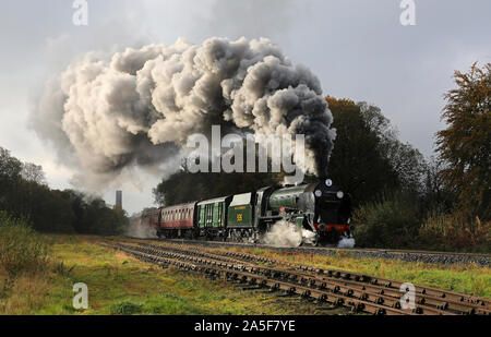 Schools class '926' Repton steam locomotive, at Grosmont Station on the ...