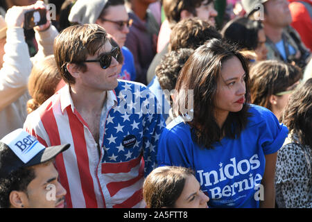 Supporters of Democratic presidential hopeful, Vermont Senator Bernie ...