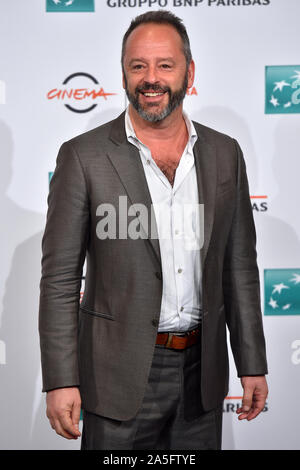 Roma, Italy. 20th Oct, 2019. The director Nicolas Bedos and Fanny ...