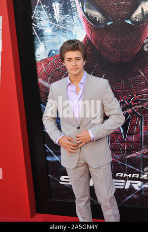 Billy Unger "The Amazing Spider-Man" Los Angeles premiere held at the ...
