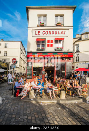 Menu, Le Consulat restaurant, Le Consulat, restaurant, Montmartre ...