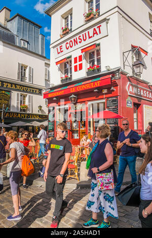Menu, Le Consulat restaurant, Le Consulat, restaurant, Montmartre ...