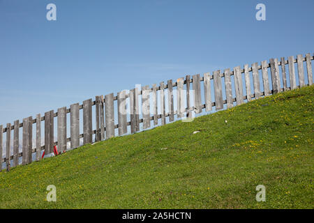 Wooden fence on the hill, Alps, Tyrol, Austria, Europe Stock Photo - Alamy