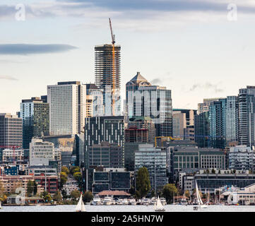 Rainier Square Tower (under construction) and the antecedent Rainier ...