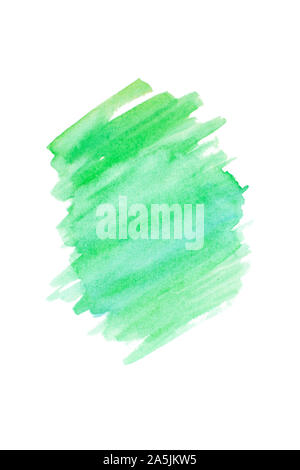 Watercolor light mint color background texture. Aquarelle turquoise ...
