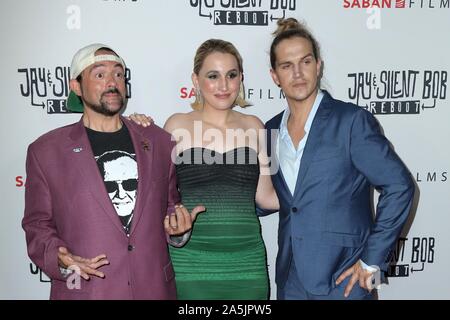 (L-R) Harley Quinn Smith with Jason Mewes' daughter Logan Lee Mewes at ...