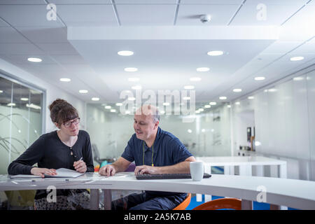 Customer service room interior Stock Photo - Alamy