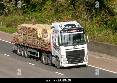 D Spark Haulage (Inverness); wood products delivery trucks, timber ...