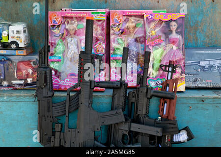 girls playing with Barbie dolls Stock Photo - Alamy