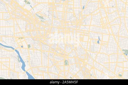 map of Gunma prefecture of Japan and location on Japanese map Stock ...