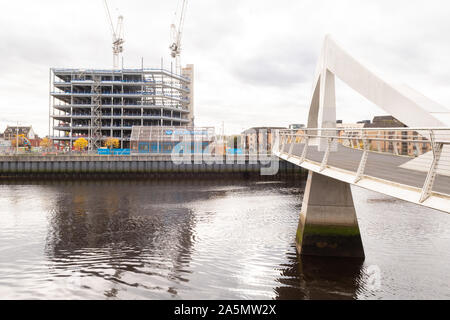 Broomielaw District Regeneration 2019 - construction of the Barclays ...