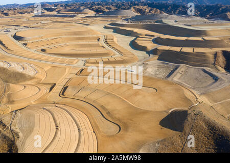 Newhall Ranch master planned community under construction aerials Stock ...