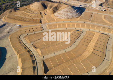 Newhall Ranch master planned community under construction aerials Stock ...