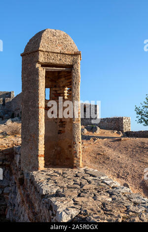 Sentry box at the Palamidi castle. Nafplio, Greece Stock Photo - Alamy