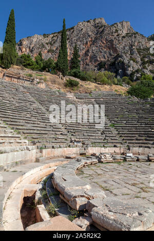 Steps and seating, ancient Greek theatre, Phaselis Stock Photo - Alamy