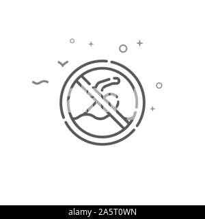 Swimmer linear icon. Thin line illustration. Swimming athlete ...