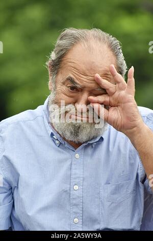 Sad Or Tearful Man Stock Photo - Alamy