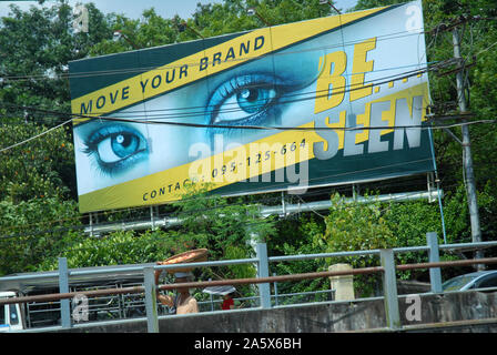 Move Your Brand Be Seen Advertising Billboard, Yangon, Myanmar, Asia ...