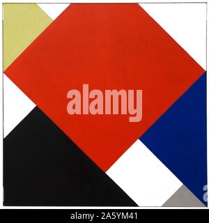 Counter-Composition V (oil on canvas) by Theo Van Doesburg (1883-1931 ...