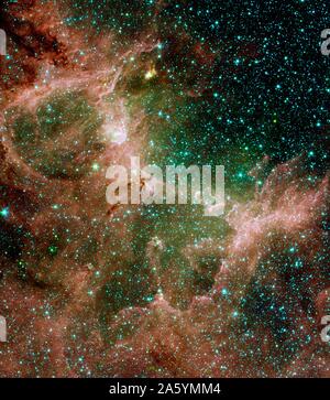 The Eagle nebula. Spitzer Space Telescope Stock Photo - Alamy