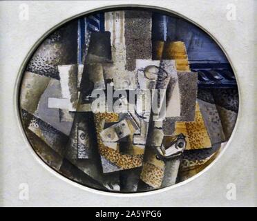 Georges Braque (1882-1963). French painter, founder of cubism with Picasso. Clarinet and Bottle ...