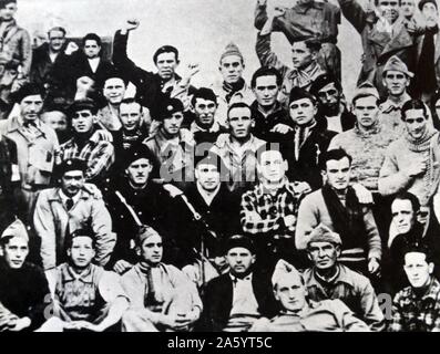 Spanish Civil War - International Brigade. The Thälmann Battalion of ...