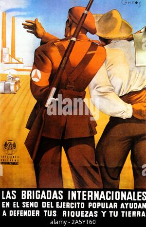 Spanish Civil War - International Brigade. The Thälmann Battalion of ...