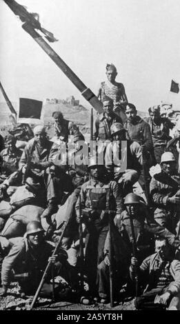 republican soldiers during the Spanish civil war, Barcelona 1937 Stock ...