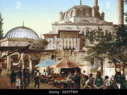 Mosque and street, Scutari, Constantinople, Turkey Stock Photo - Alamy