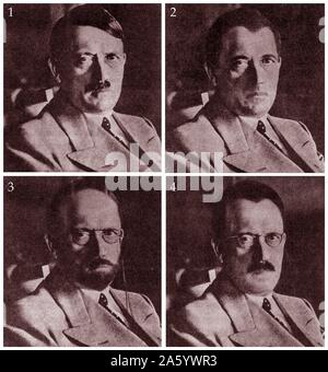 Hitler in disguise. US intelligence images of how Hitler could have ...