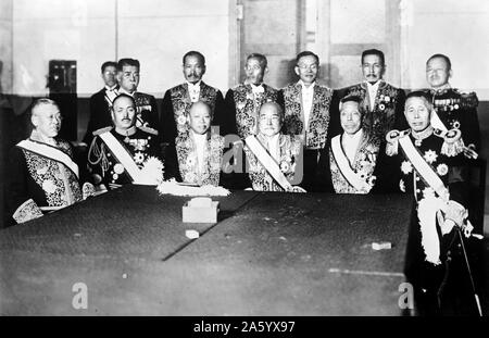 Japanese cabinet, 1927 Prime Minister Baron Tanaka Giichi (1864 – 1929 ...