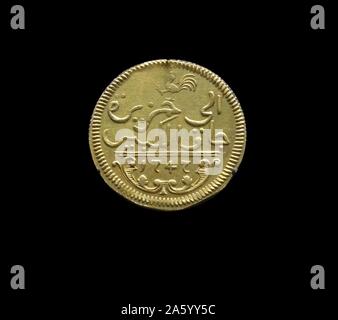 Dutch East India Company coin. Gold rupee coin issued for use in Java ...