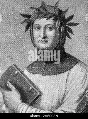 Petrarch (1304-1374). Italian scholar, poet, and one of the earliest ...